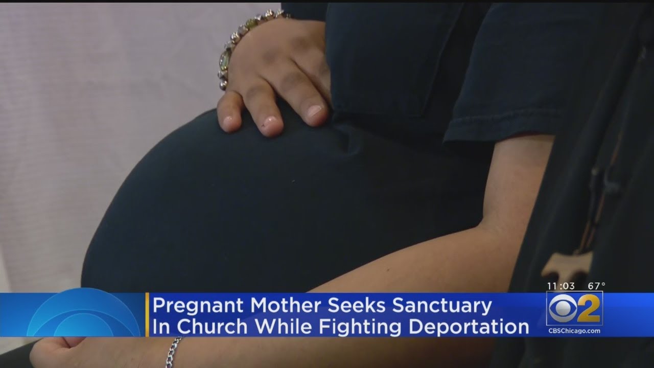Pregnant Mom Seeks Asylum In Church To Avoid Deportation - YouTube