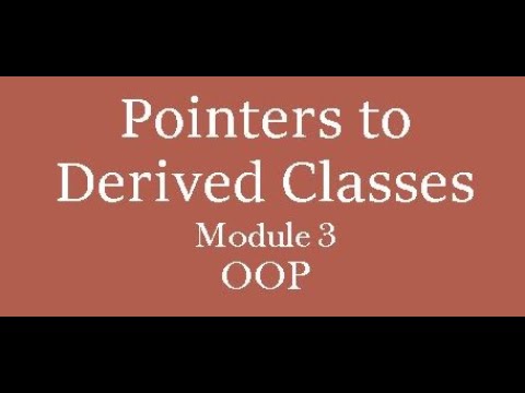 Base Class and Pointers to Derived Classes... S6 ECE..... #OOP #KTU ...