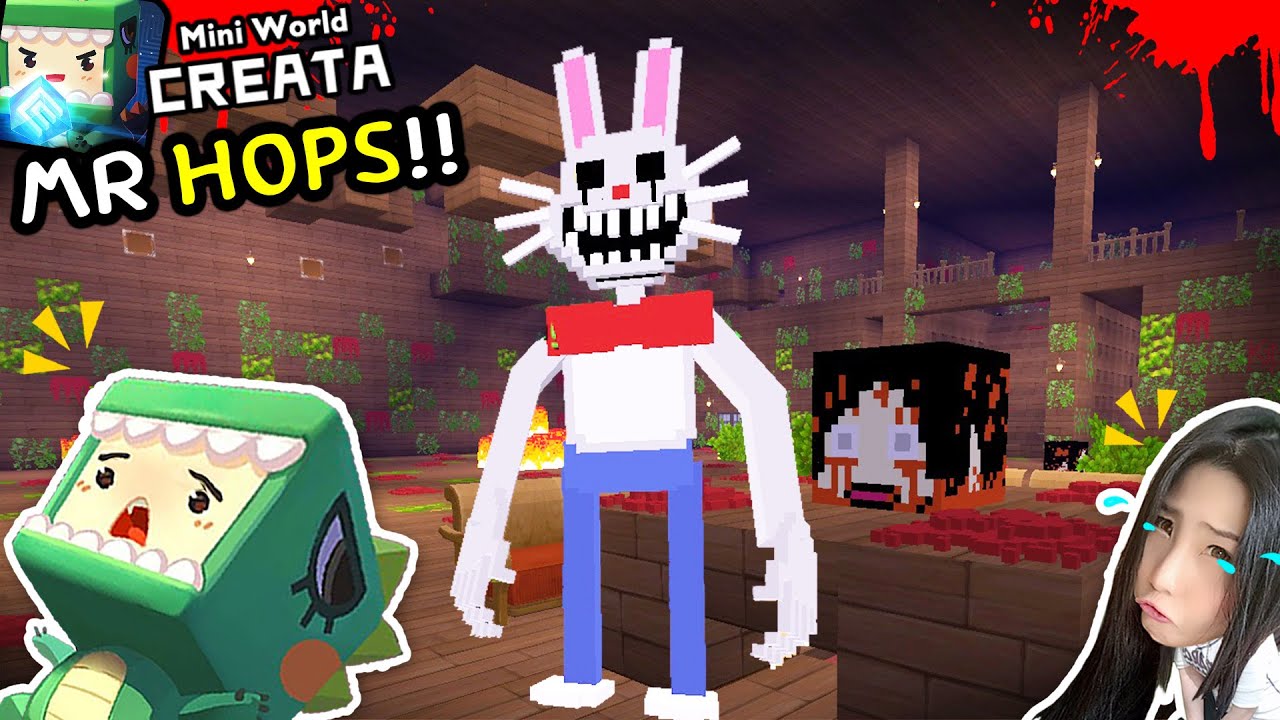 จุ่น เอาชีวิตรอด ผีกระต่าย Mr Hops - MiniWorld | พี่เมย์ - YouTube