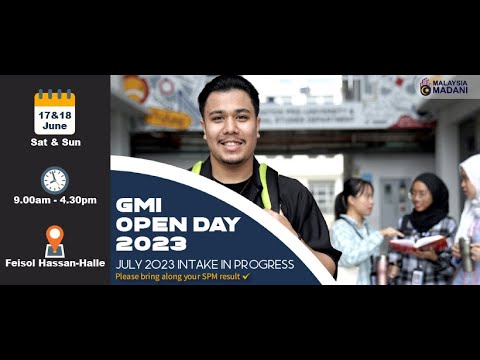 GMI | Open Day 2023 | Moments - YouTube
