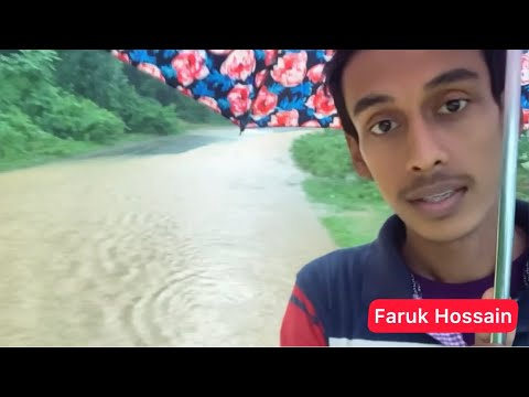 It is raining a lot in our village sonamura Tripura Faruk Hossain Vlogs - YouTube