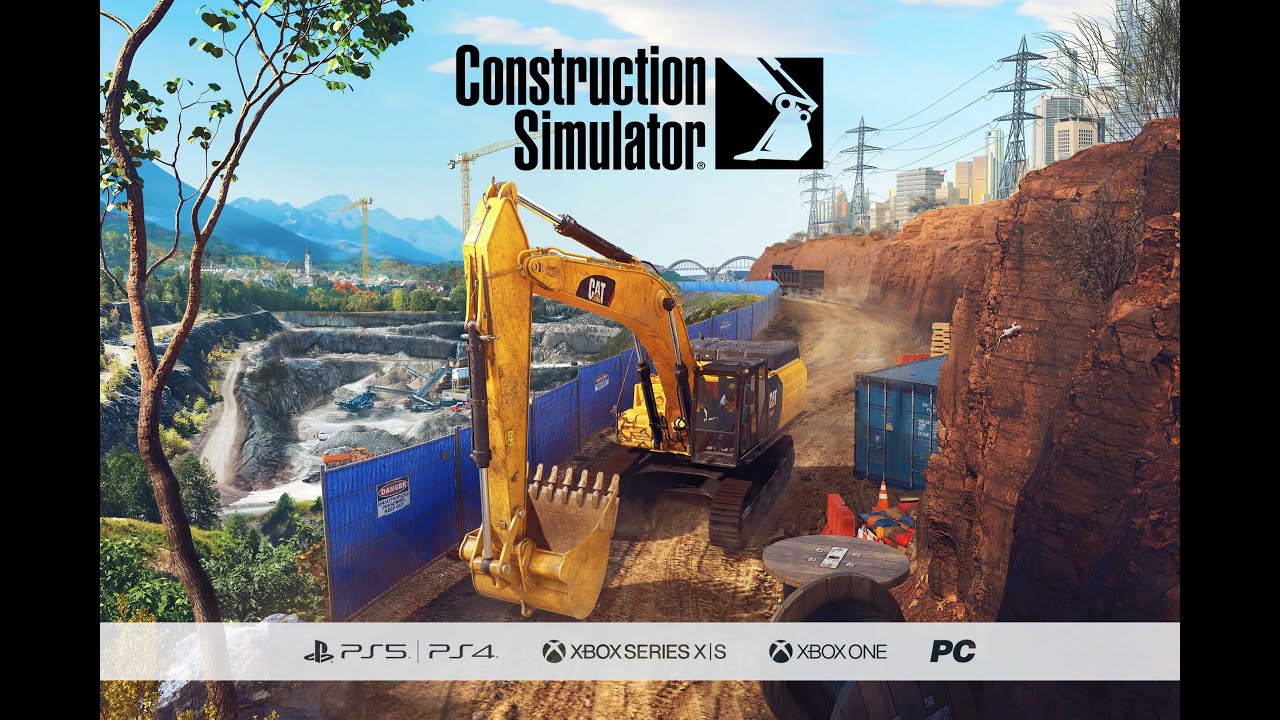 Construction Simulator 22 - Routes et Parc en travaux - YouTube