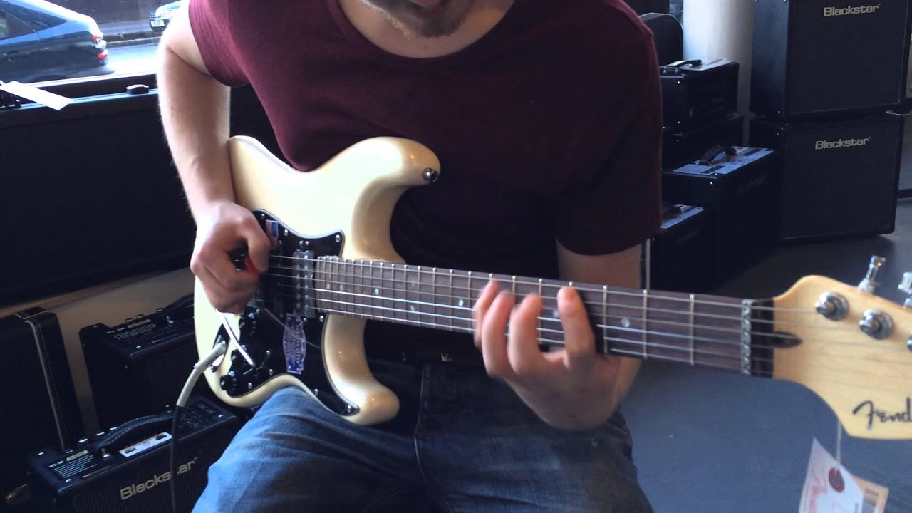 Fender American Deluxe Stratocaster HSH in Olympic Pearl Demo - YouTube