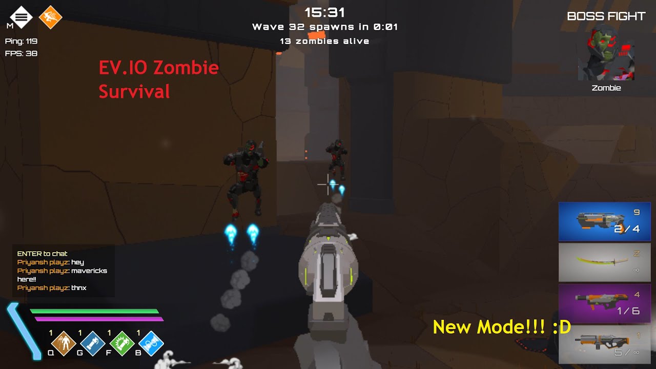 Ev.io zombie survival gameplay (new mode) - YouTube
