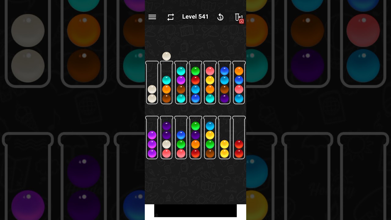 Level 541 of Ball Sort Color water Puzzle - YouTube