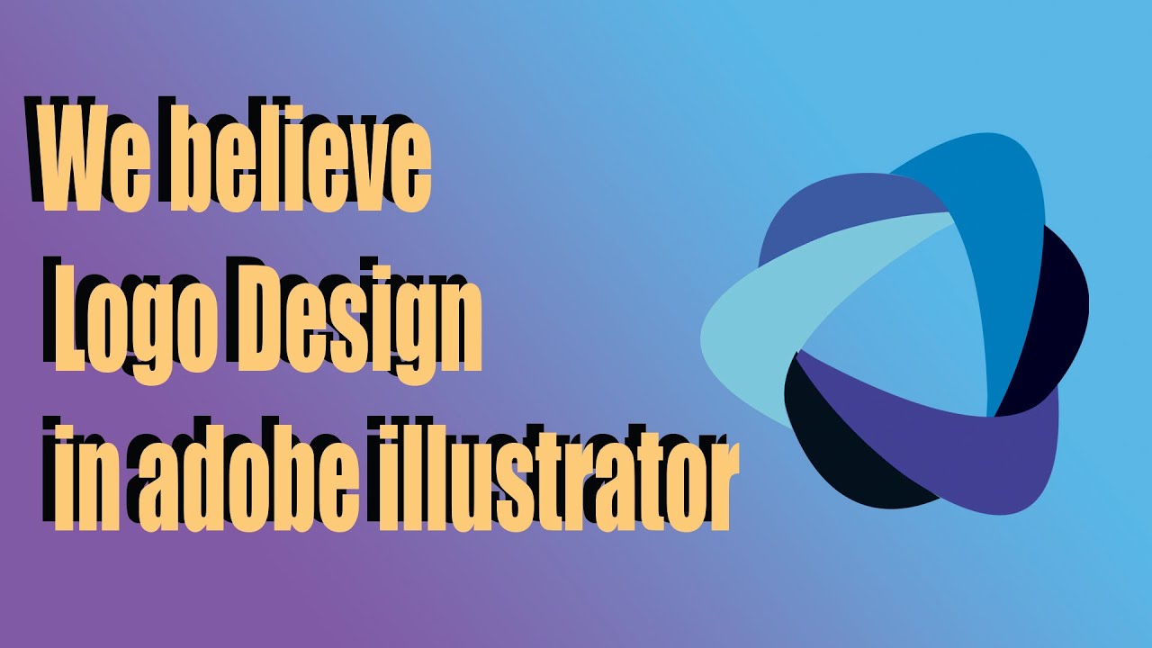 We believe Logo Design in adobe illustrator #logo #believe - YouTube