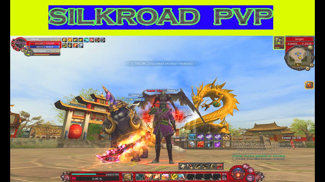 Best Silkroad online Pvp -Warr Cleric -King of Wars - YouTube