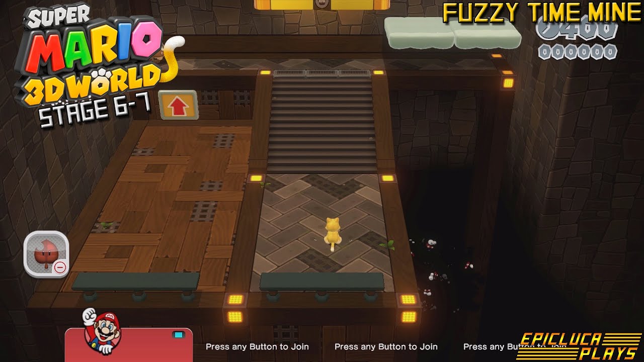 Super Mario 3D World: Stage 6-7 - Fuzzy Time Mine (Wii U) | EpicLuca ...