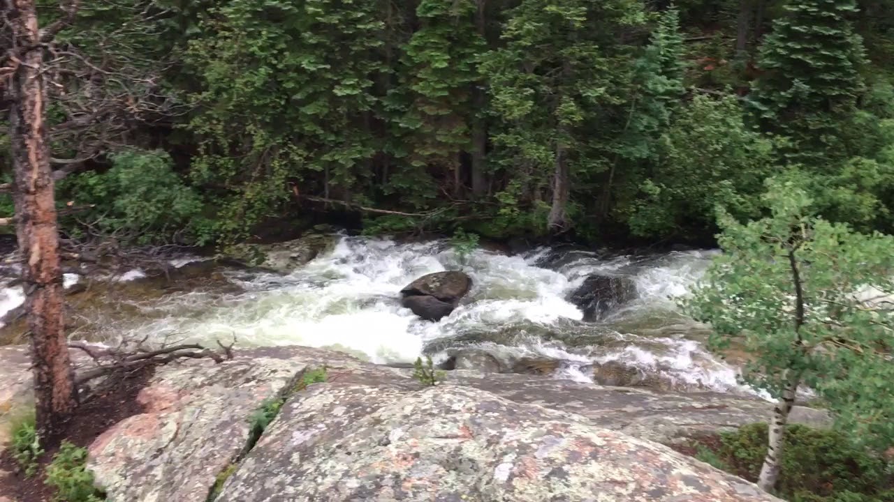 Estes Park 2017 RMNP waterfall - YouTube
