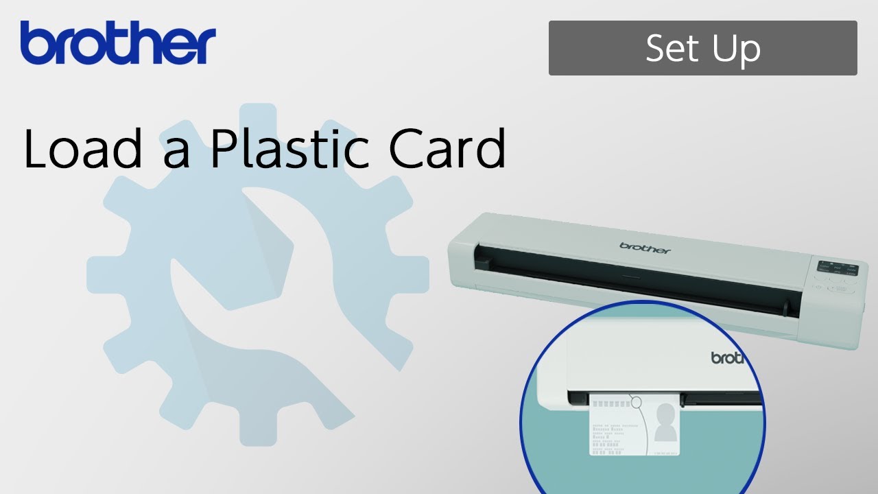 Load a Plastic Card [Brother Global Support] - YouTube
