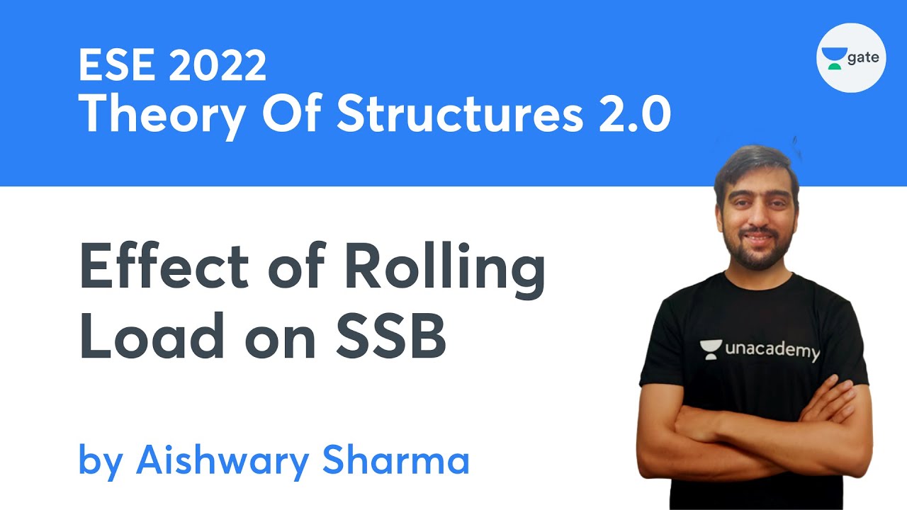 L 63 | Effect of Rolling Load on SSB | Theory Of Structures 2.0 #ESE ...