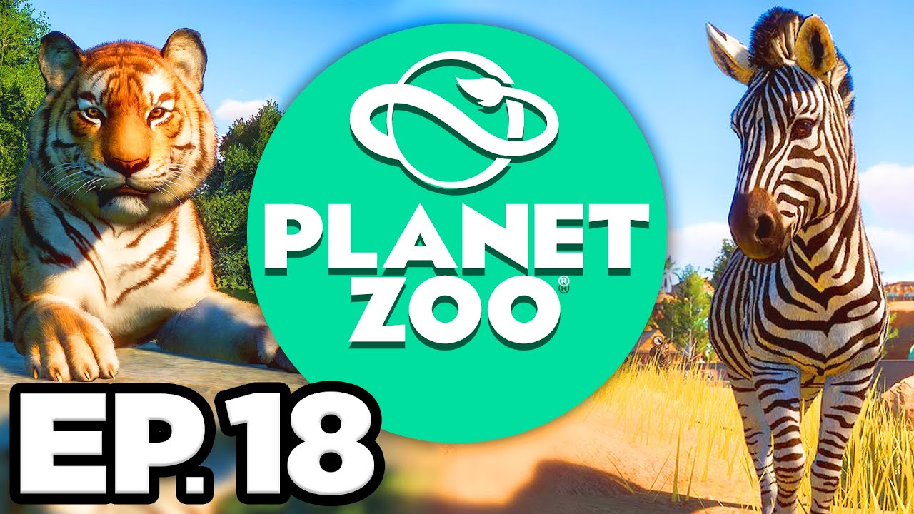 Planet Zoo Ep.18 - 🦒 GREAT CALDERA SAFARI PARK, 4x4 ADVENTURE TOUR ...