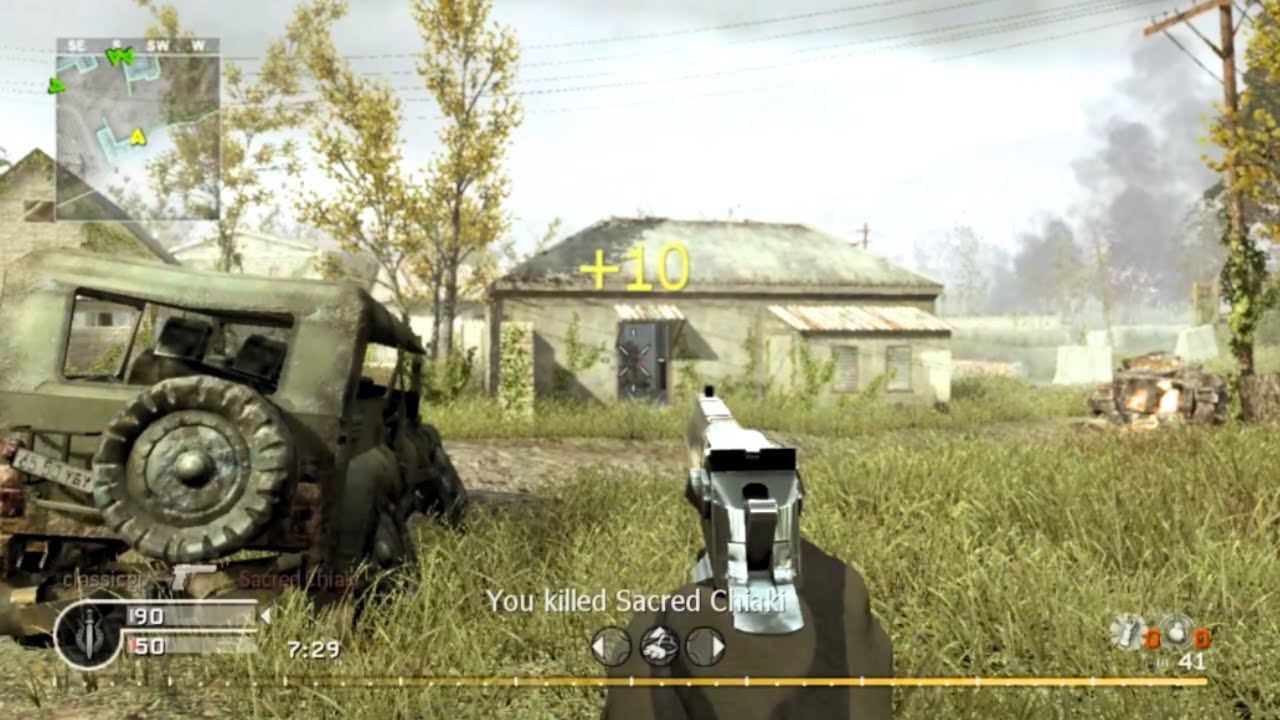 Call of Duty 4: Desert Eagle Pistol Only Multiplayer Gameplay - YouTube