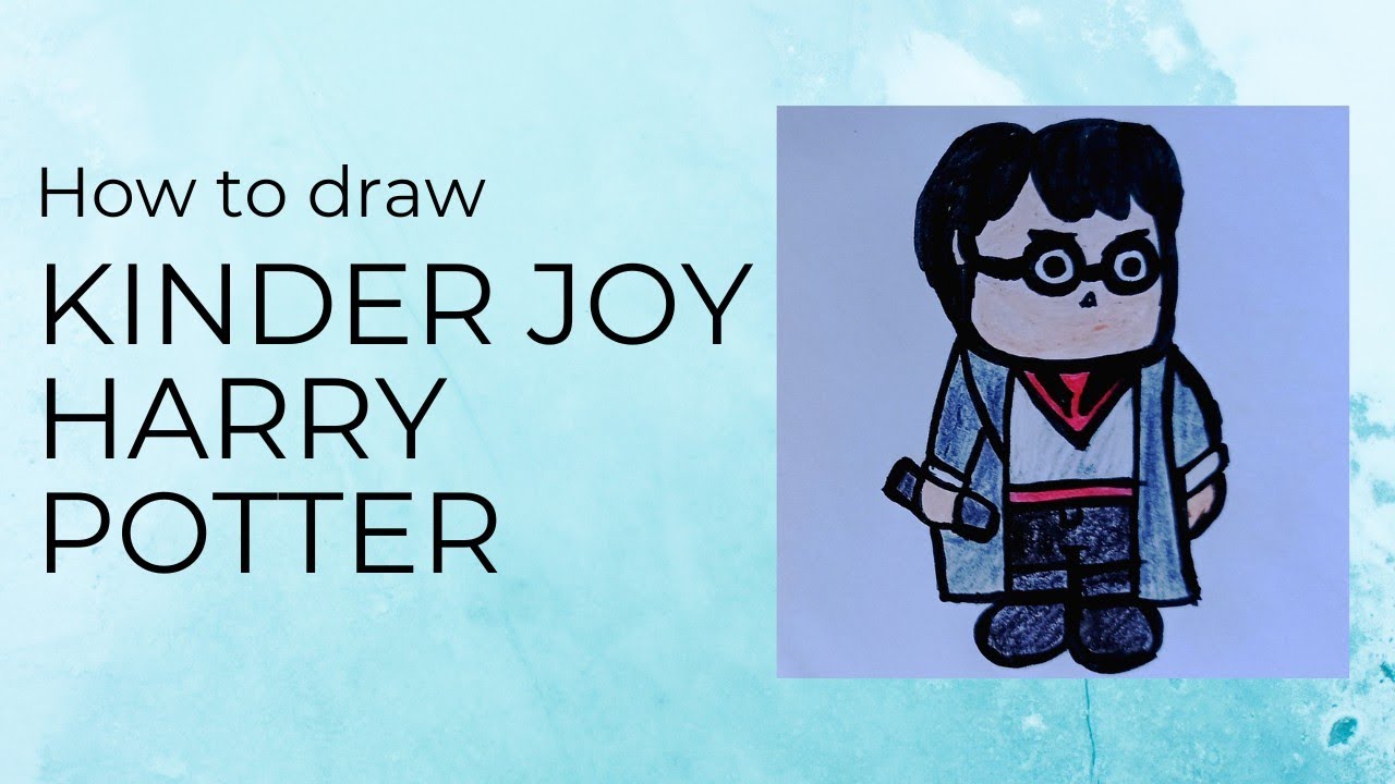 HOW TO DRAW KINDER JOY HARRY POTTER - YouTube