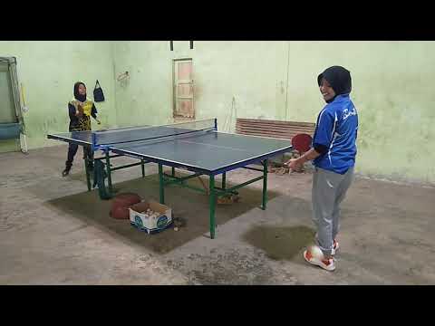 Forehand dan Topspin Woman atlet Table Tennis Training Pasaman Barat