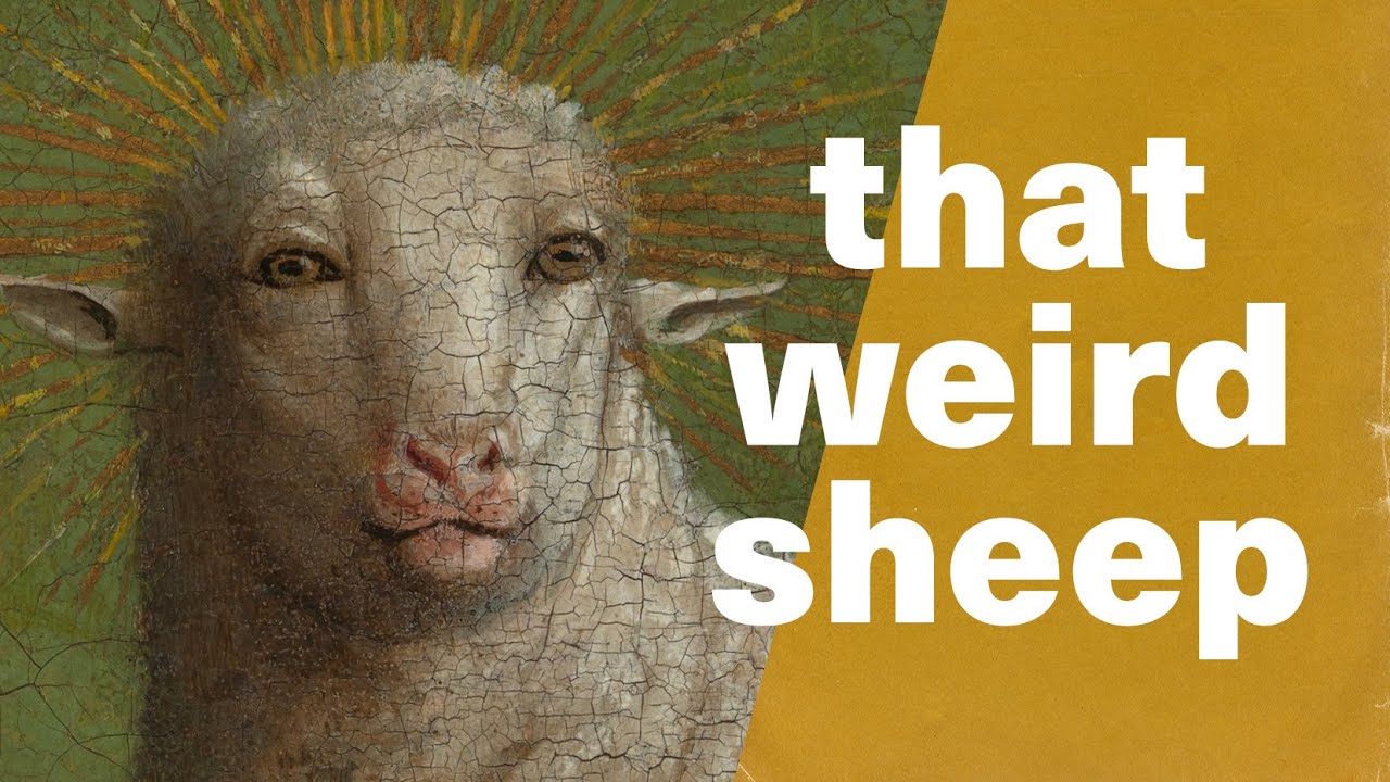 The weird sheep in THE GHENT ALTARPIECE | #Shorts 01 - YouTube