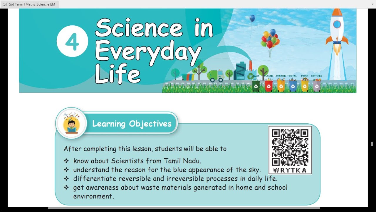 SCIENCE IN EVERYDAY LIFE PART 1 UNIT 4 TERM 1 SCIENCE 5TH science-in-everyday-life-part-1-unit-4-term-1-science-5th