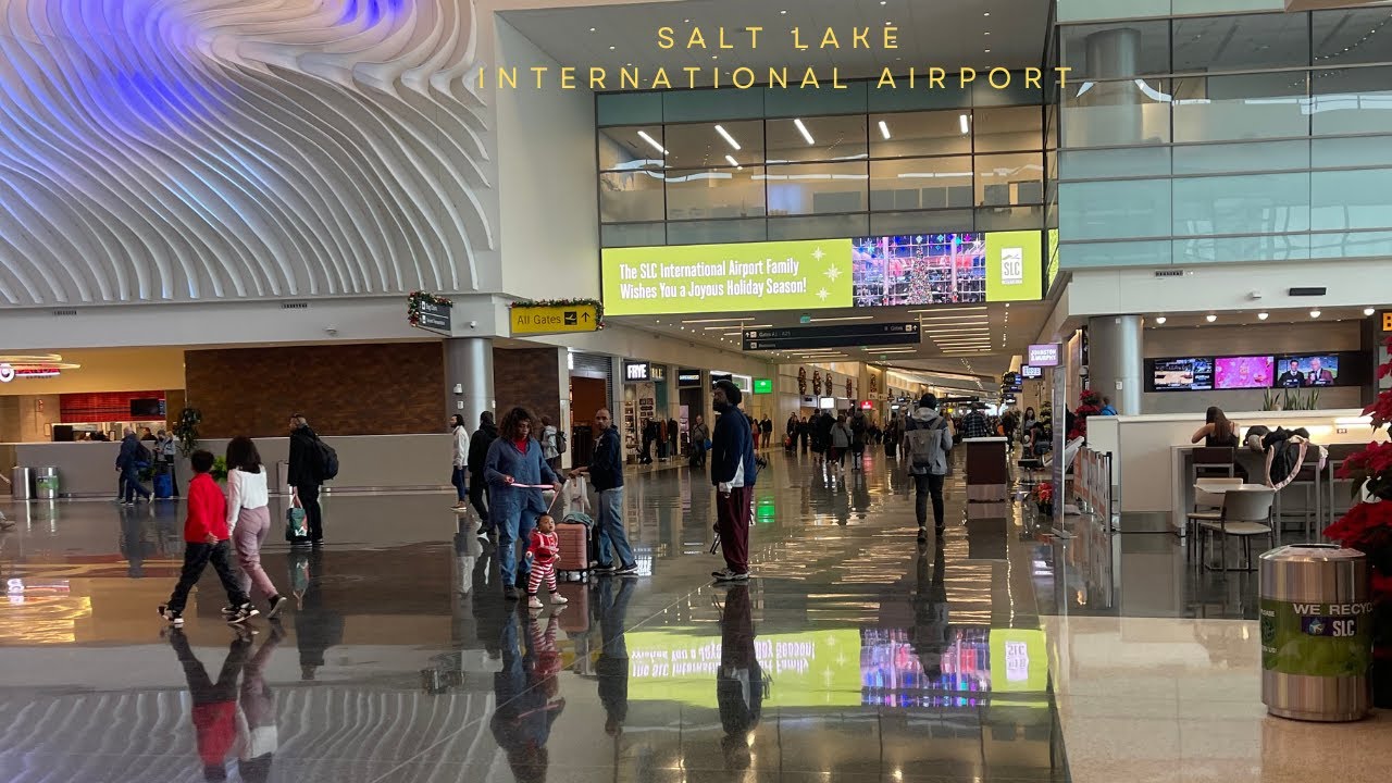 The new Salt Lake City International Airport|4k full tour - YouTube