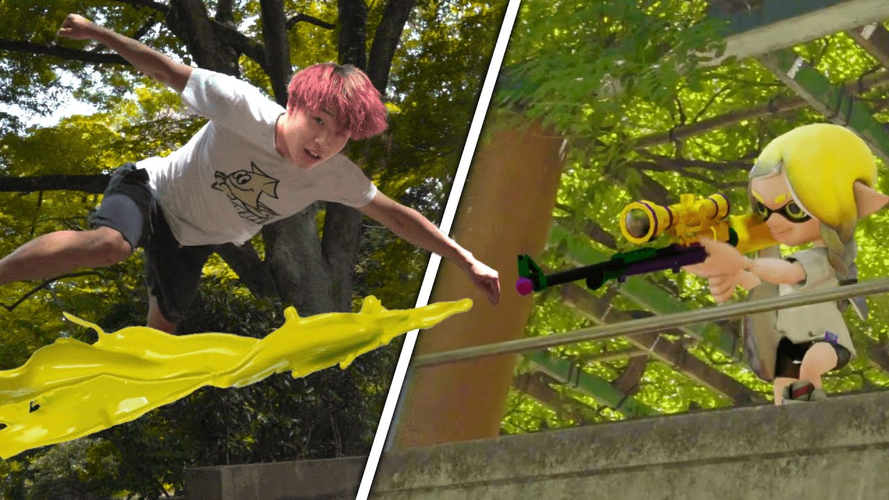 [Splatoon 3 CG Animation] Inkling Attack Me In Real Life - YouTube