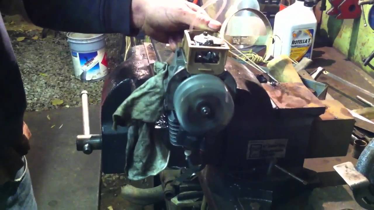 Weed eater conversion with muffler - YouTube
