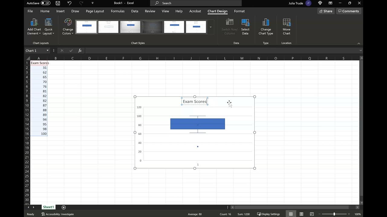 Technology Summarizing Numerical Data with Excel - YouTube