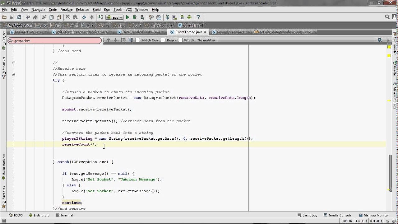 WifiP2P Connecting & Data Transfer - YouTube