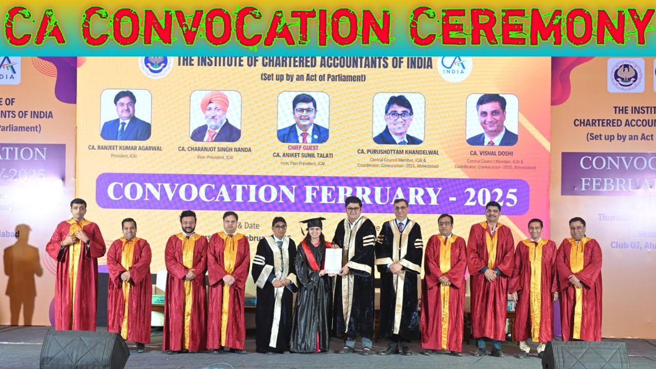 CA Convocation 2025 🎓🎓 ️ | I am CA | #ca #icai#caresults #caconvocation ...