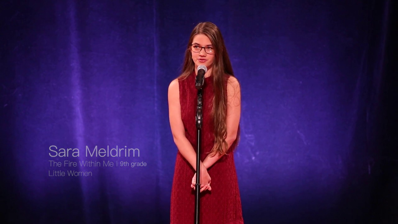 The Fire Within Me from "Little Women" - Sara Meldrim (TKA 9th) - YouTube