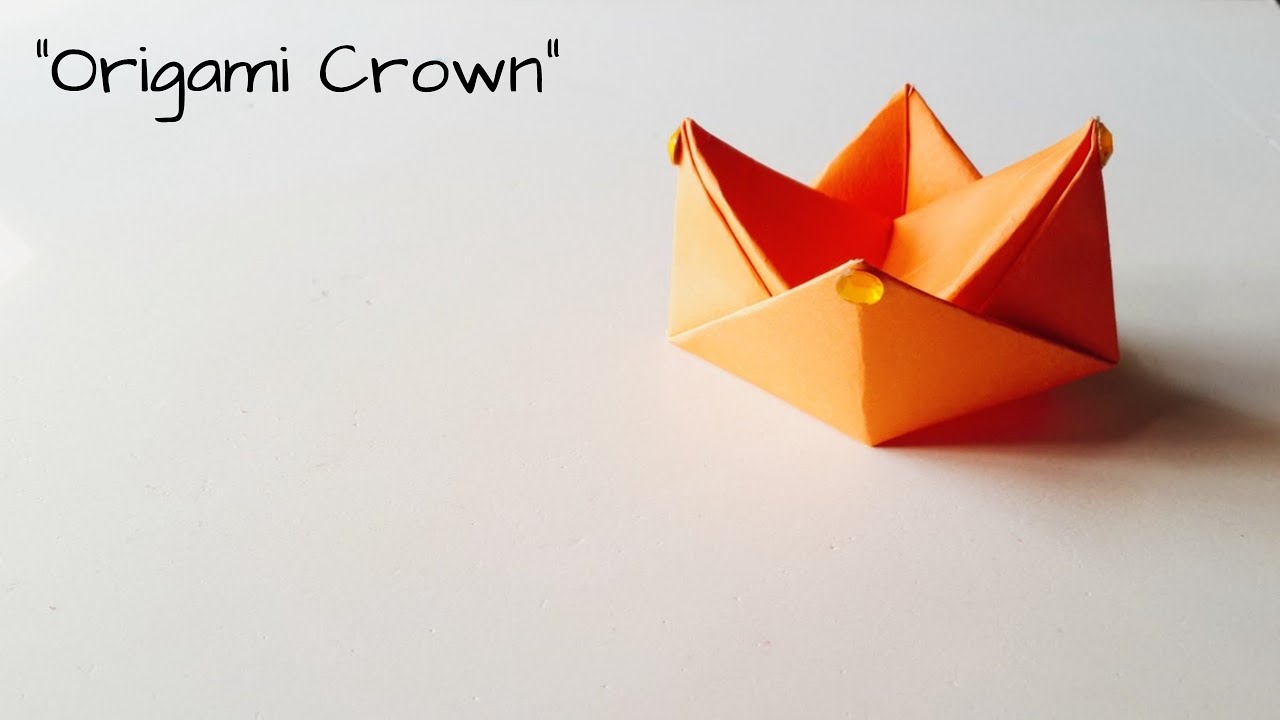How to Make an Easy Paper Crown|Origami Crown for beginners |Easy ...