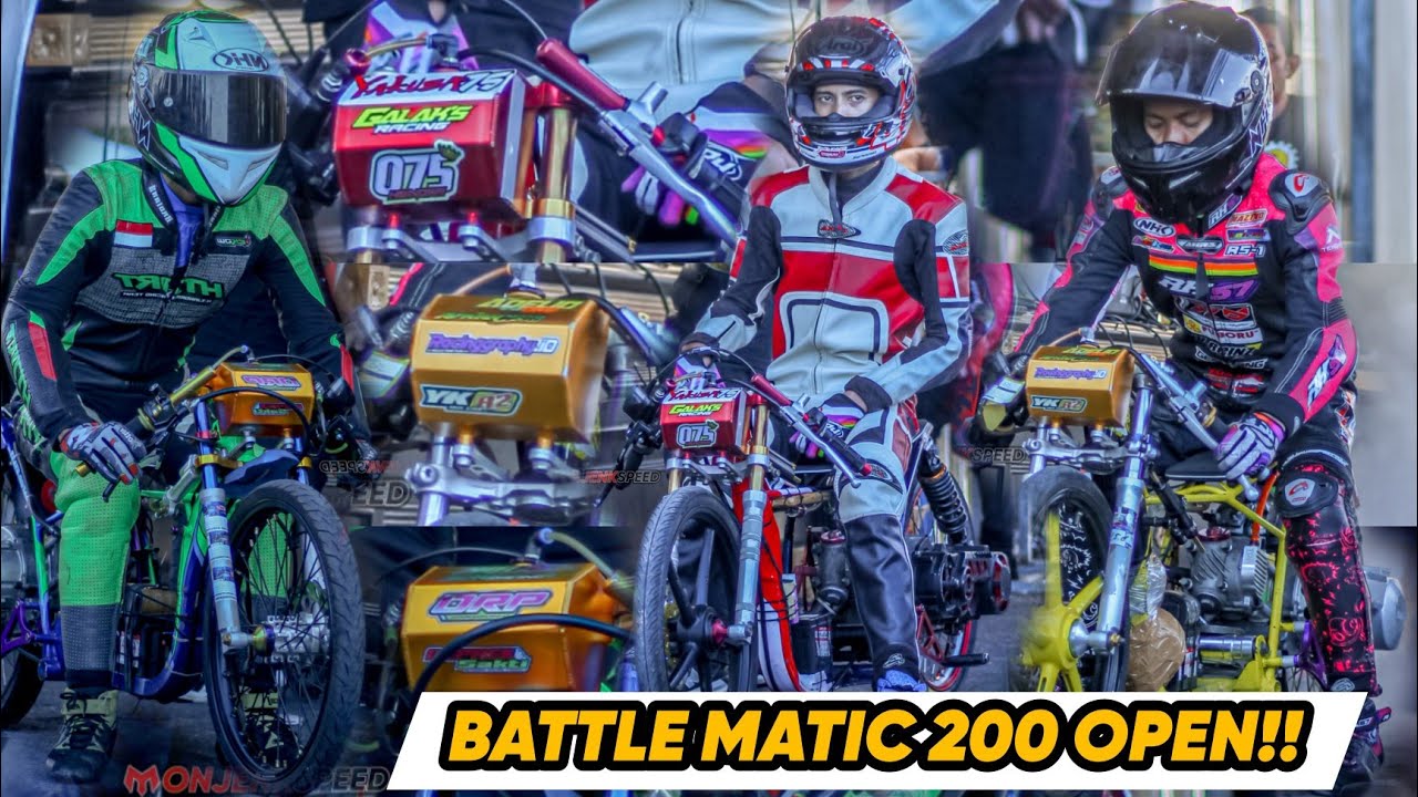 MATIC ADELIO RACING MASIH MENJADI YANG TERCEPAT! FULL RACE MATIC 200 ...