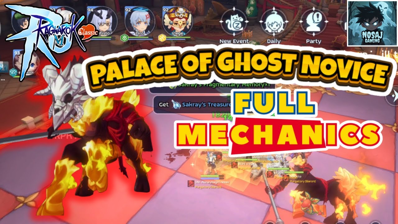 RAGNAROK M: CLASSIC - PALACE OF GHOST NOVICE - YouTube