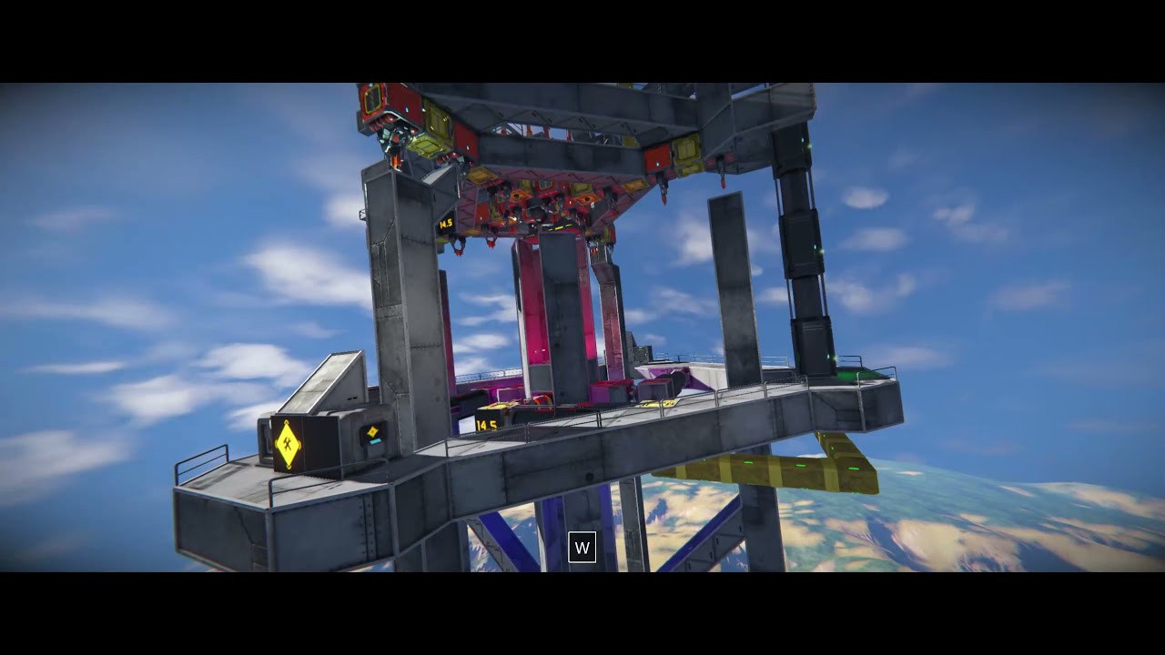 Space elevator v 1.0 (Space engineers) - YouTube