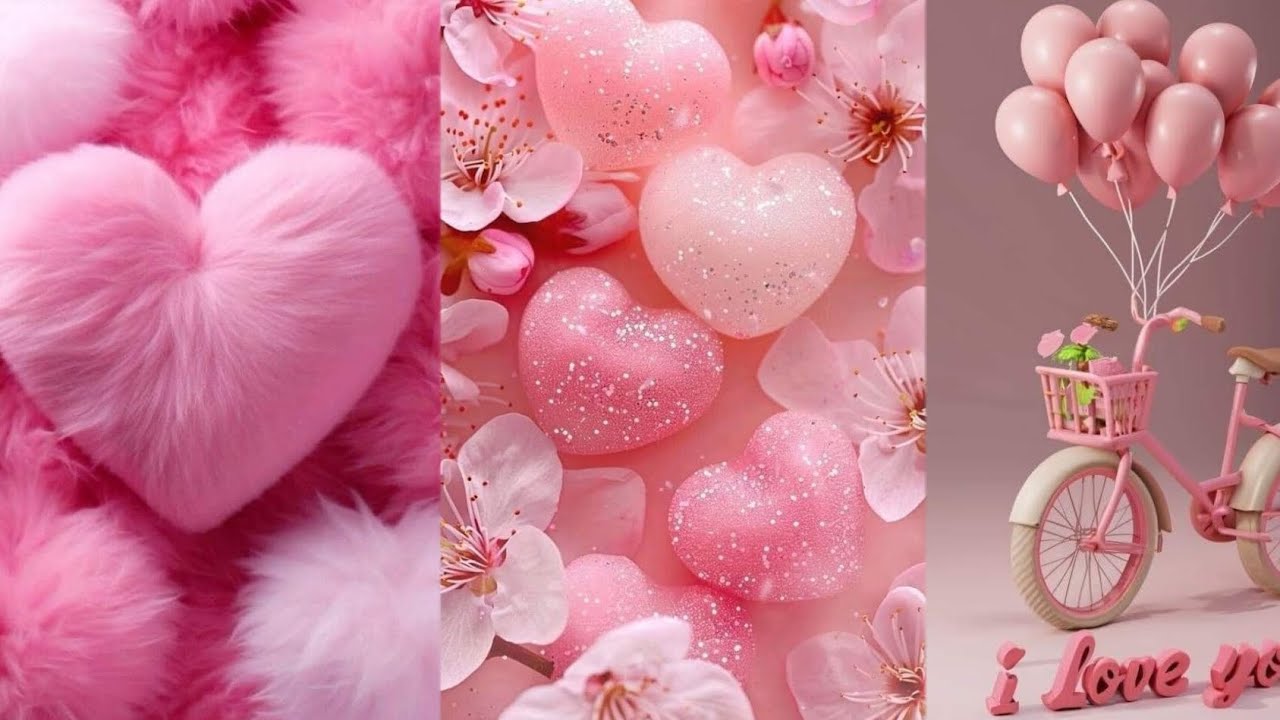 cute pink dp photo pink heart pink flower 🌸 || cute pink dpz for ...