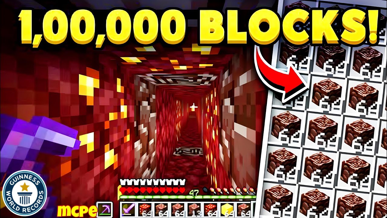 I Mine 1,00,000 Block in Nethe || Minecraft || @classyboy07 #minecraft ...