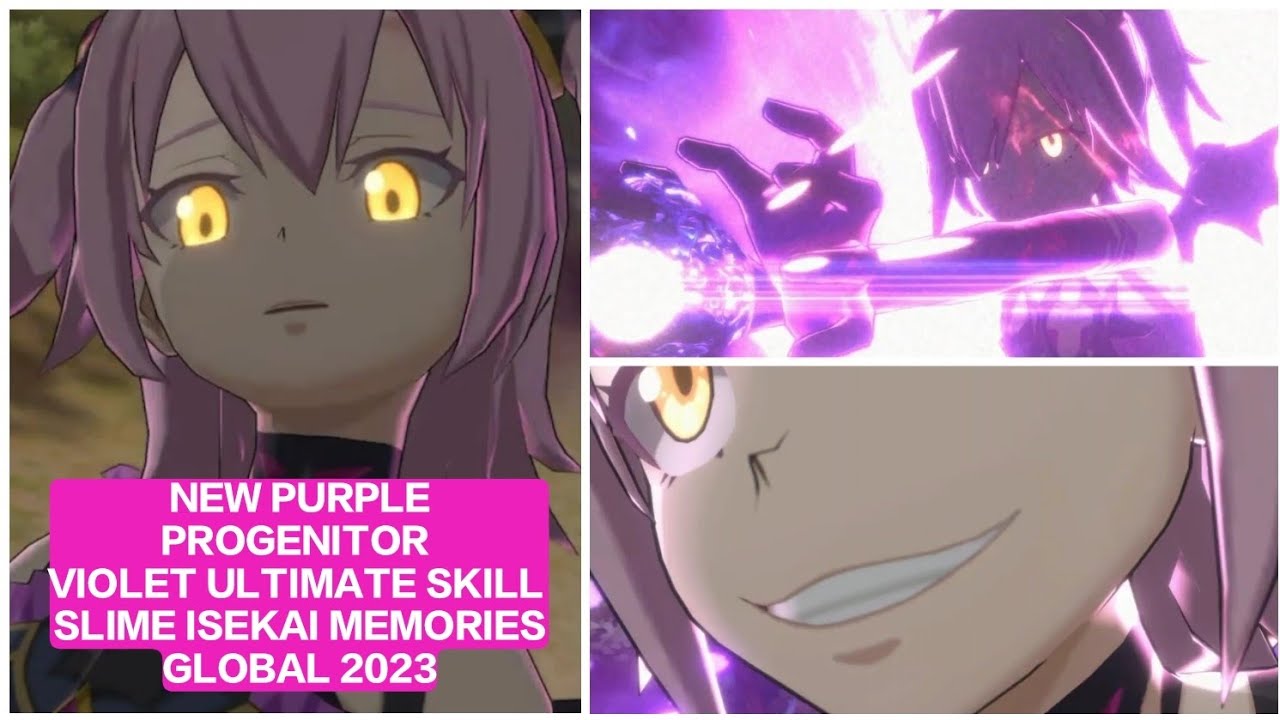 NEW PURPLE PROGENITOR VIOLET ULTIMATE SKILL ANIMATION SLIME ISEKAI ...