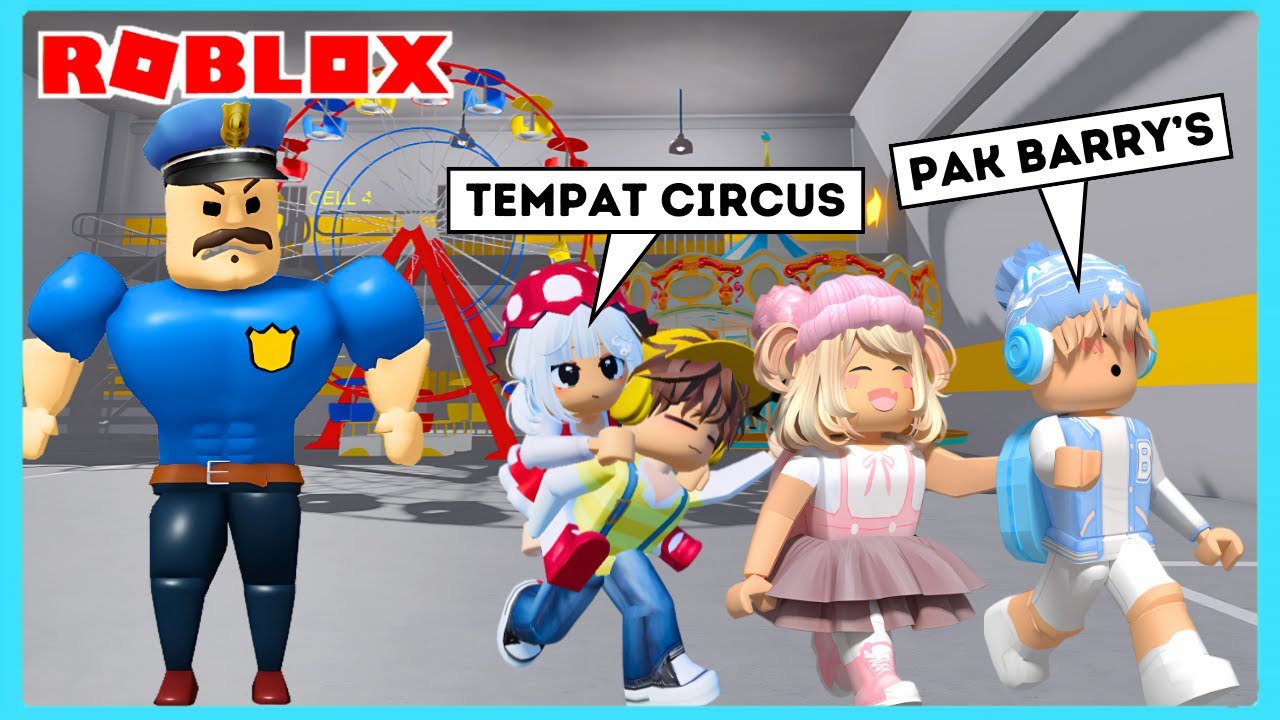 Aku Dan Adiku Menemukan Penjara Circus Pak Barry's Di Roblox Brookhaven ...