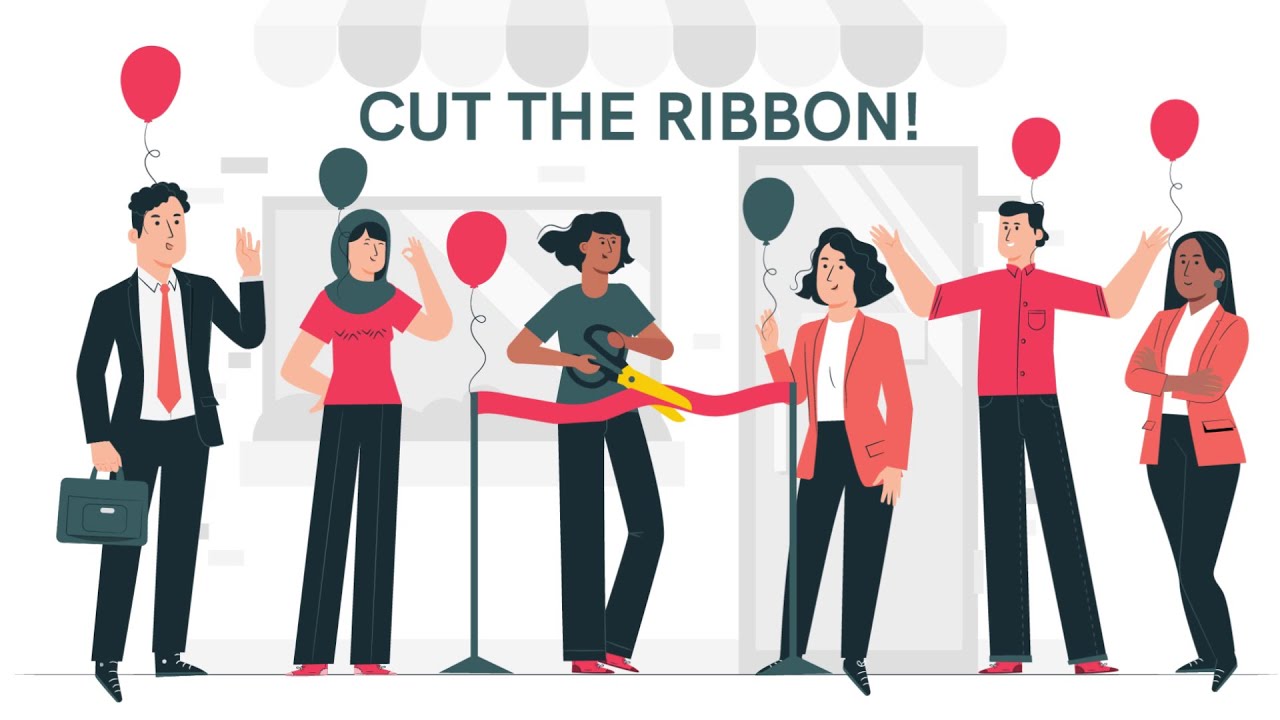 Cut the ribbon - 2d animated explainer video | anigem Studio - YouTube
