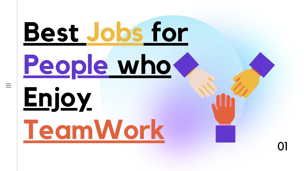 Best jobs for people who enjoy teamwork - YouTube