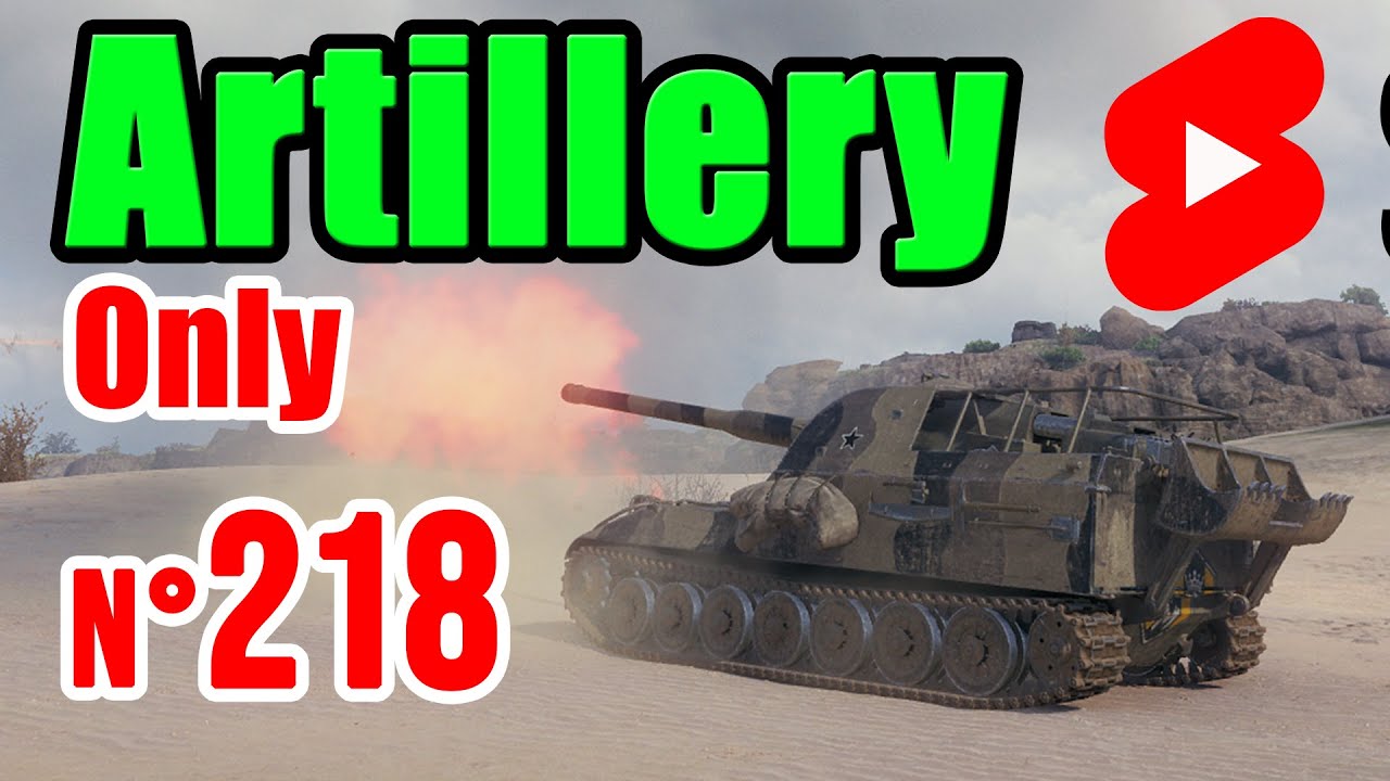 Artillery Only | N° 218 World of Tanks #shorts - YouTube