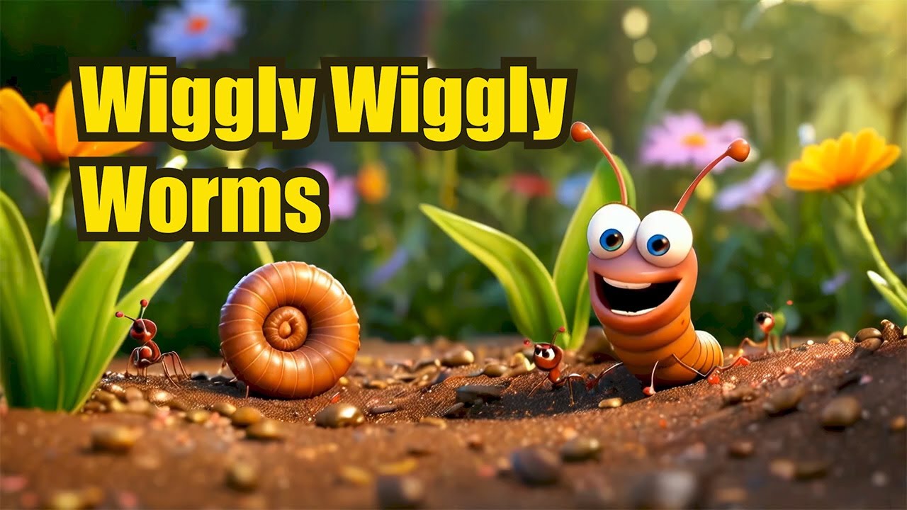 Wiggly Wiggly Worms - Nursery Rhymes and Kids Songs | Videos For Kids ...