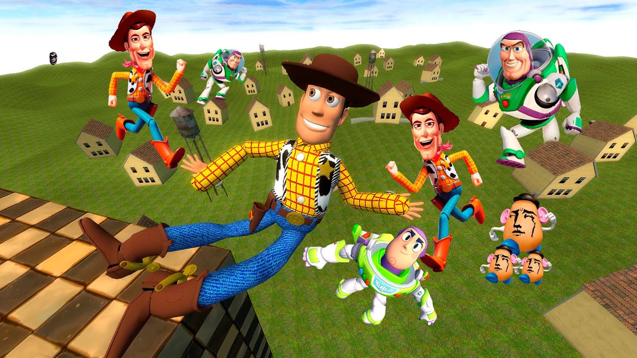 Toy Story Sigma Gigachad concept Crazy Ragdolls in Garry's Mod ( Woody ...