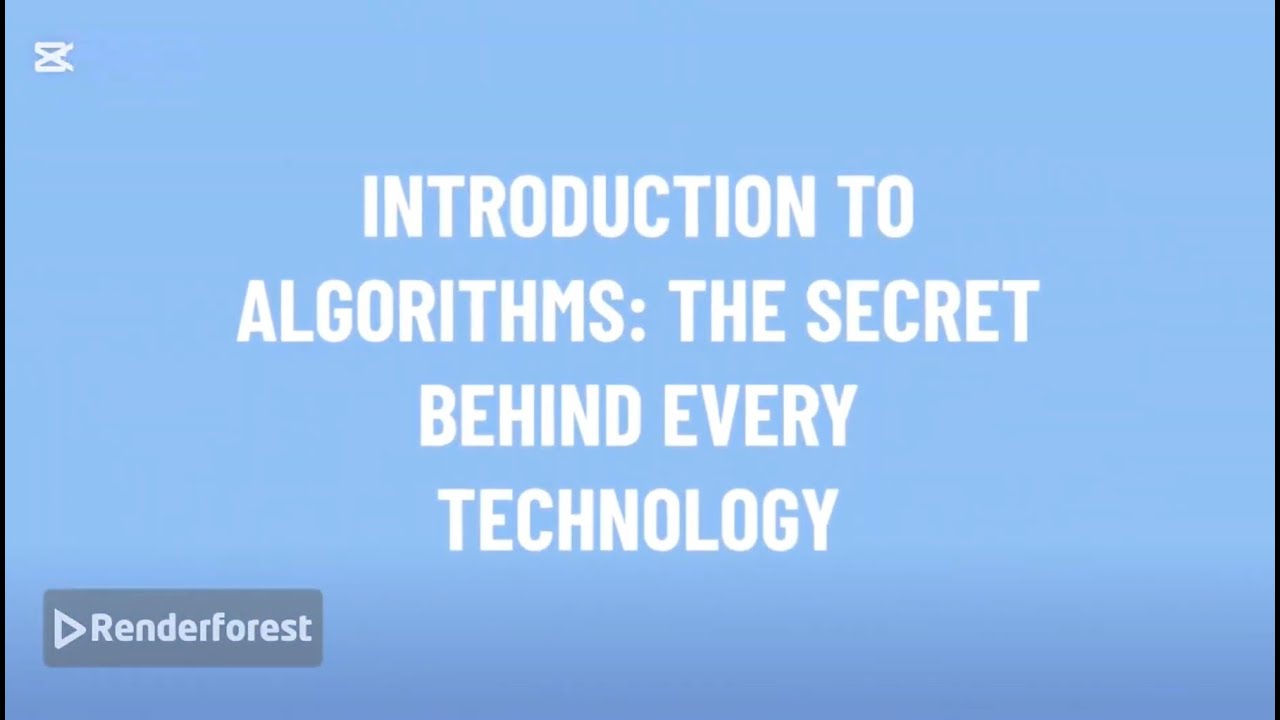 Introduction To Algorithms: The Secret Behind Every Technology - YouTube