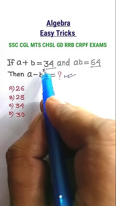 Algebra Tricks| Algebra| Maths | Maths Shortcuts|| #shorts - YouTube