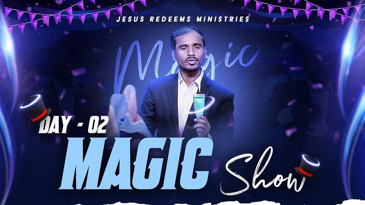 MAGIC SHOW || DAY 2 || VBS 2024 || JESUS REDEEMS - YouTube