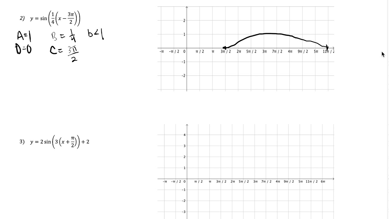 Sine Horizontal Shift 3 - YouTube