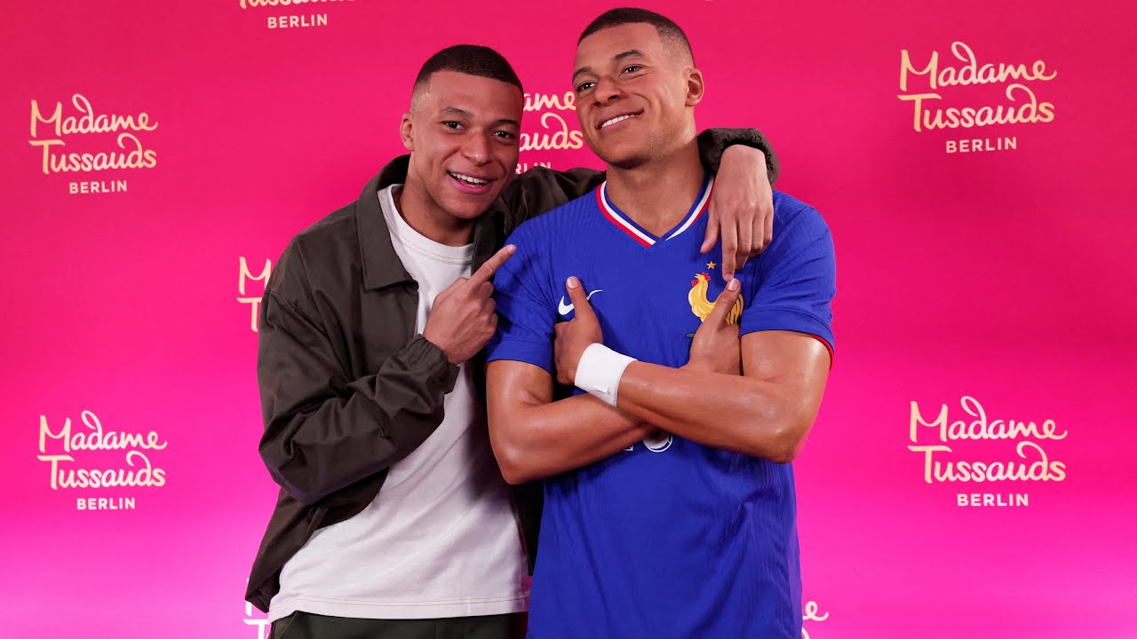 Football star Kylian Mbappe unveils his 'impressive' wax double in ...