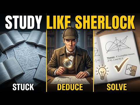 Think Like Sherlock Holmes: A Better Way to Solve Study Problems - YouTube