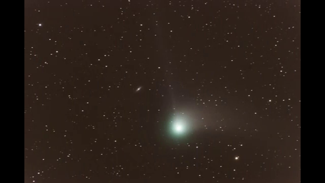 Comet C/2013 US10 Catalina flying past NGC 5377 - YouTube