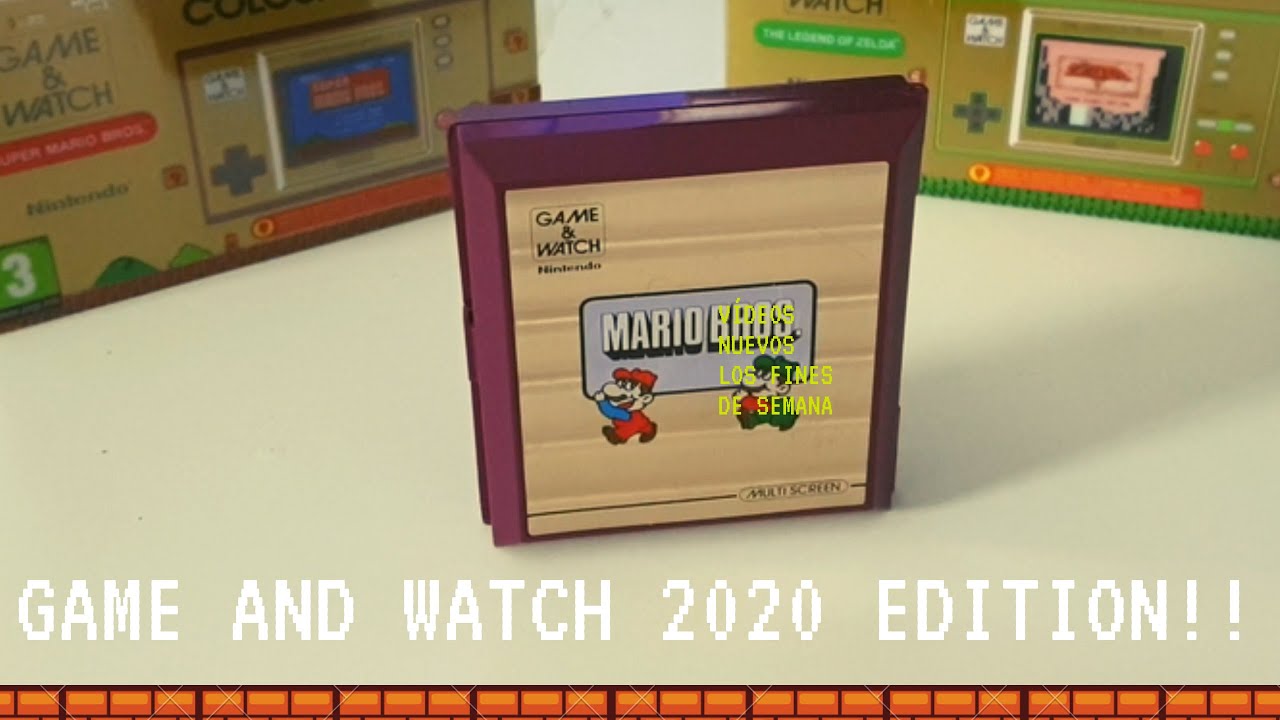 Game and Watch Super Mario Bros edicion 2020. -Retro Unboxing - YouTube