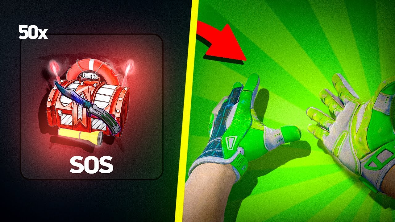 50x SOS case battle on csgoroll! - YouTube